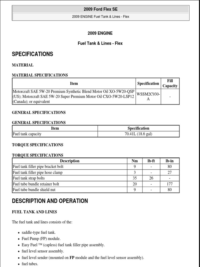 Fuel Tank and Lines | PDF | Motor Oil | Fuels