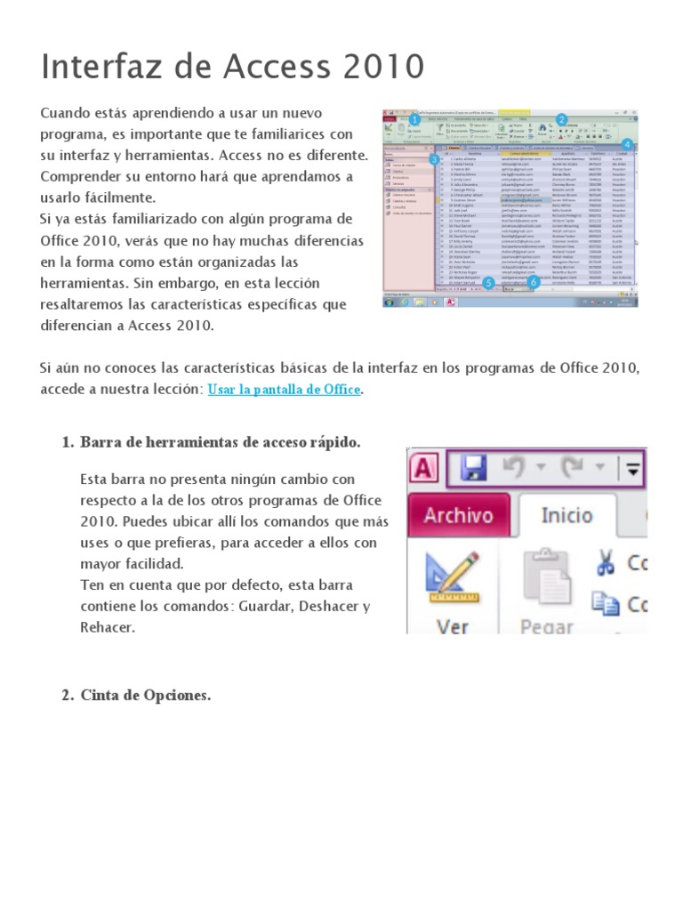 Interfaz de Access 2010 | PDF | Racismo | Discriminación y relaciones ...