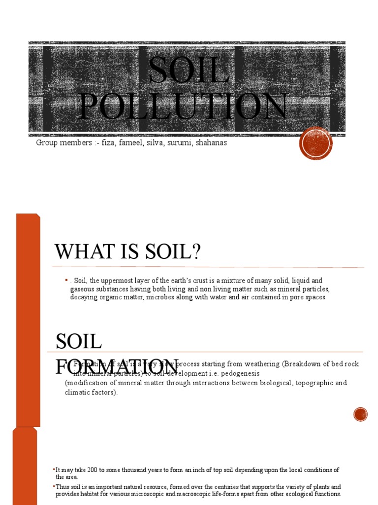 Soil Pollution | PDF | Soil | Pollution