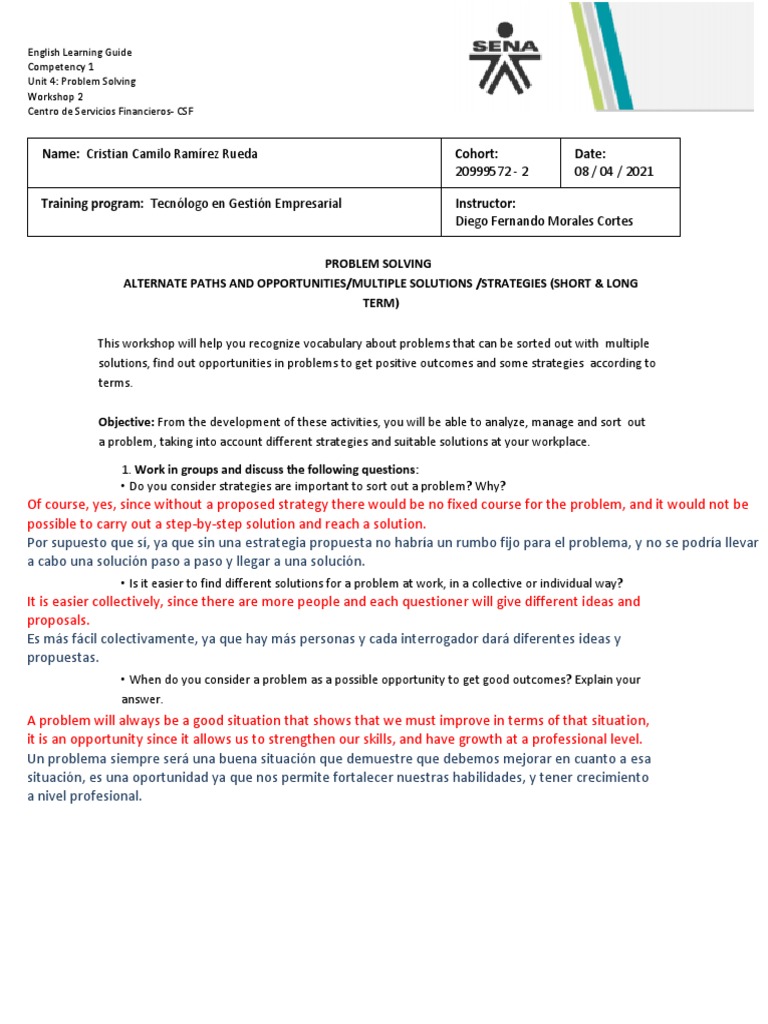 Problem Solving Strategies Guide | PDF | Job Interview | Cognitive Science