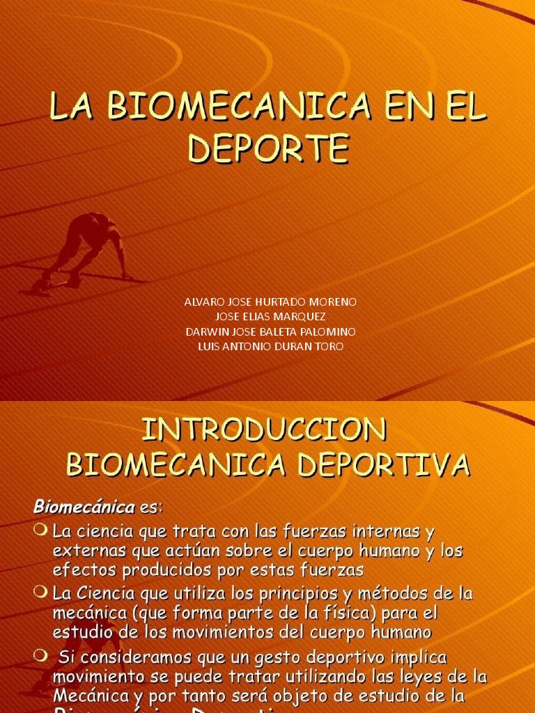 Biomecanica Del Deporte Pdf