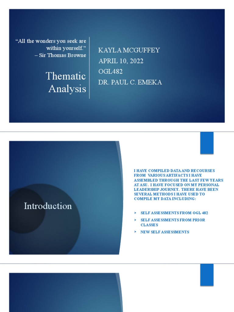 4 Thematic Analysis Template | PDF | Evidence | Creativity