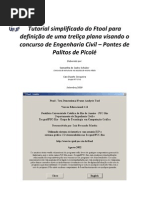 Tutorial FTOOL: Início Rápido e Passo a Passo | PDF | Flexão (Física)
