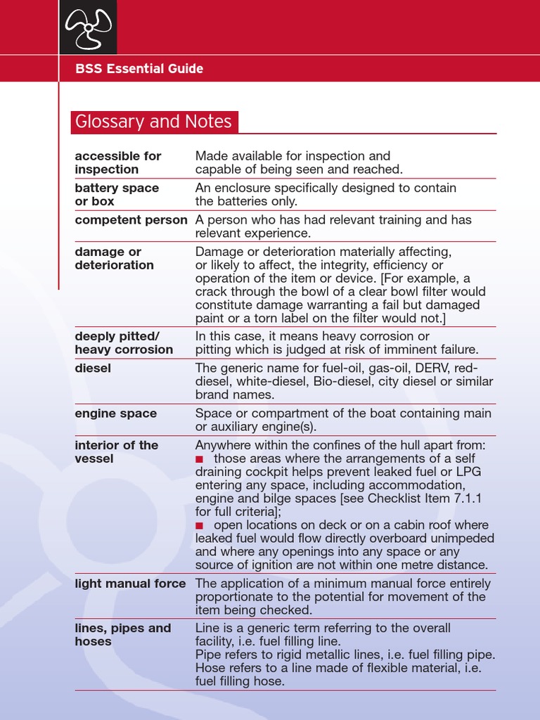 BSS Guide Glossary2 | PDF | Liquefied Petroleum Gas | Valve
