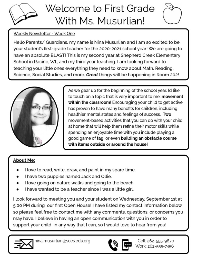 Meet The Teacher Letter | PDF