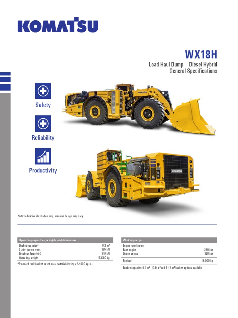 EN-WX18HD - WX18 Hybrid Diesel | PDF | Brake | Steering