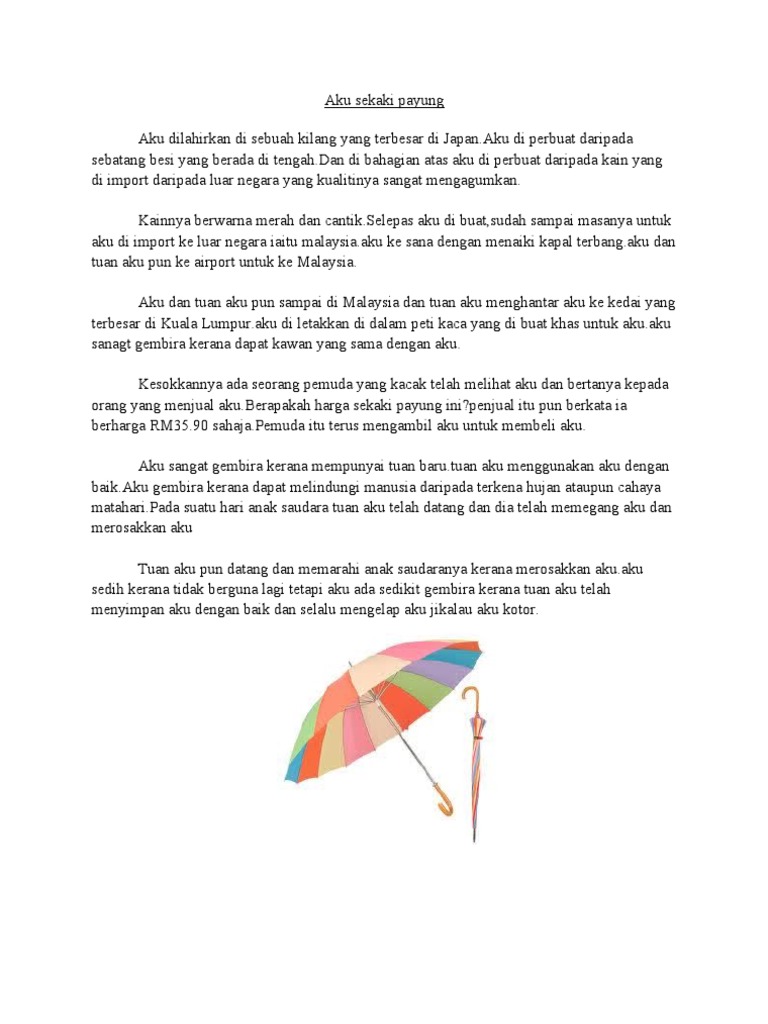 Aku Sekaki Payung | PDF