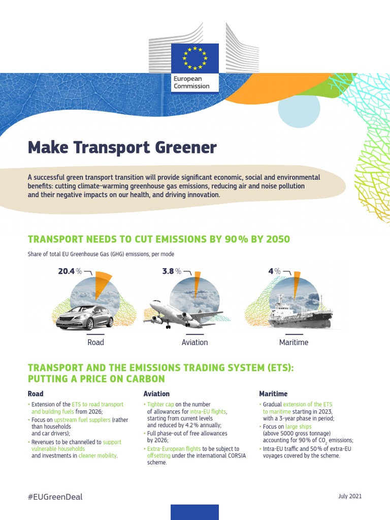 Factsheet - Make Transport Greener PDF | PDF | Low Carbon Economy ...