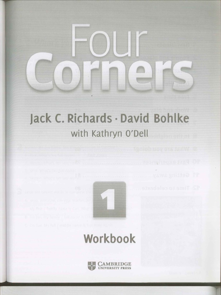 Four Corners 1 Workbook | PDF