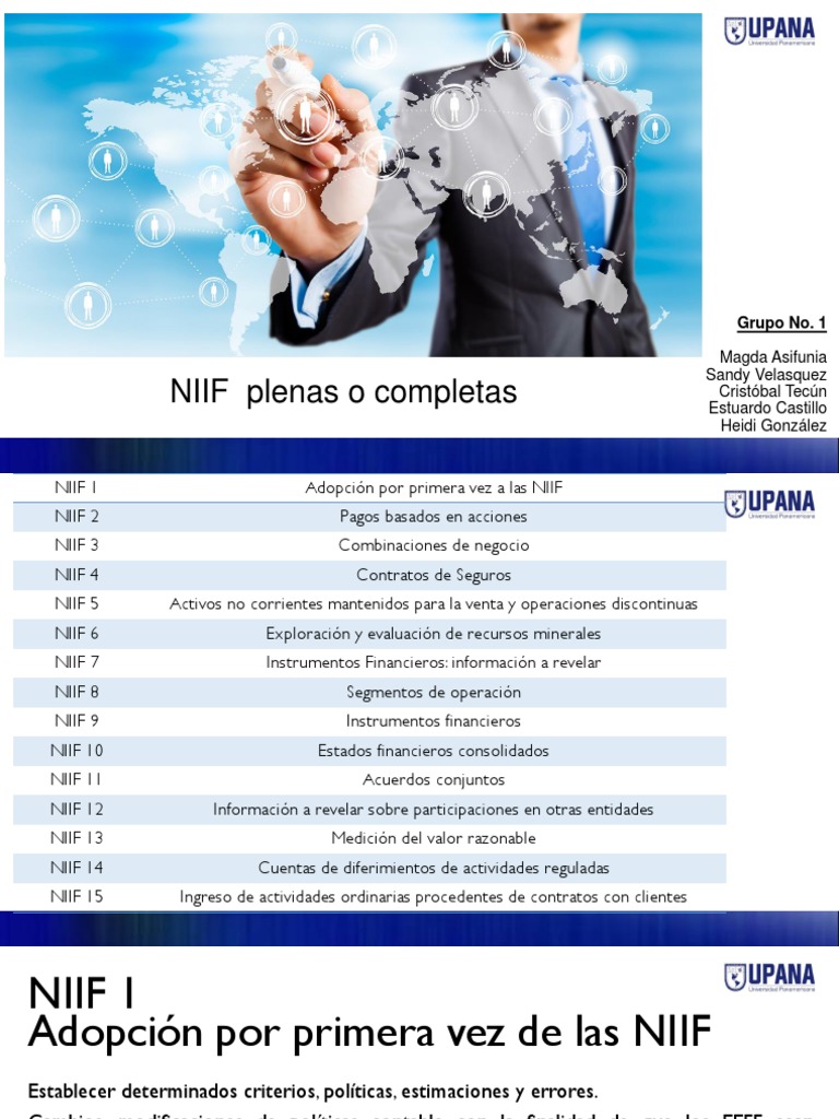 Niif Completas Presentacion | PDF | normas internacionales de ...