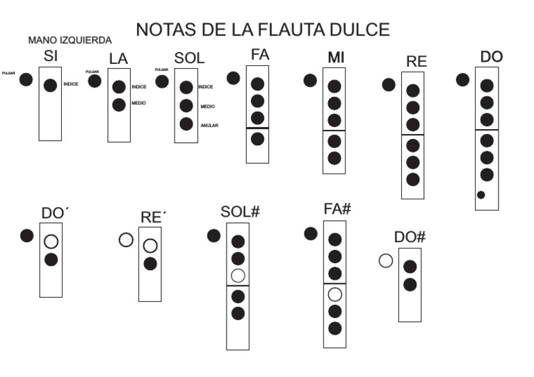Notas de La Flauta | PDF