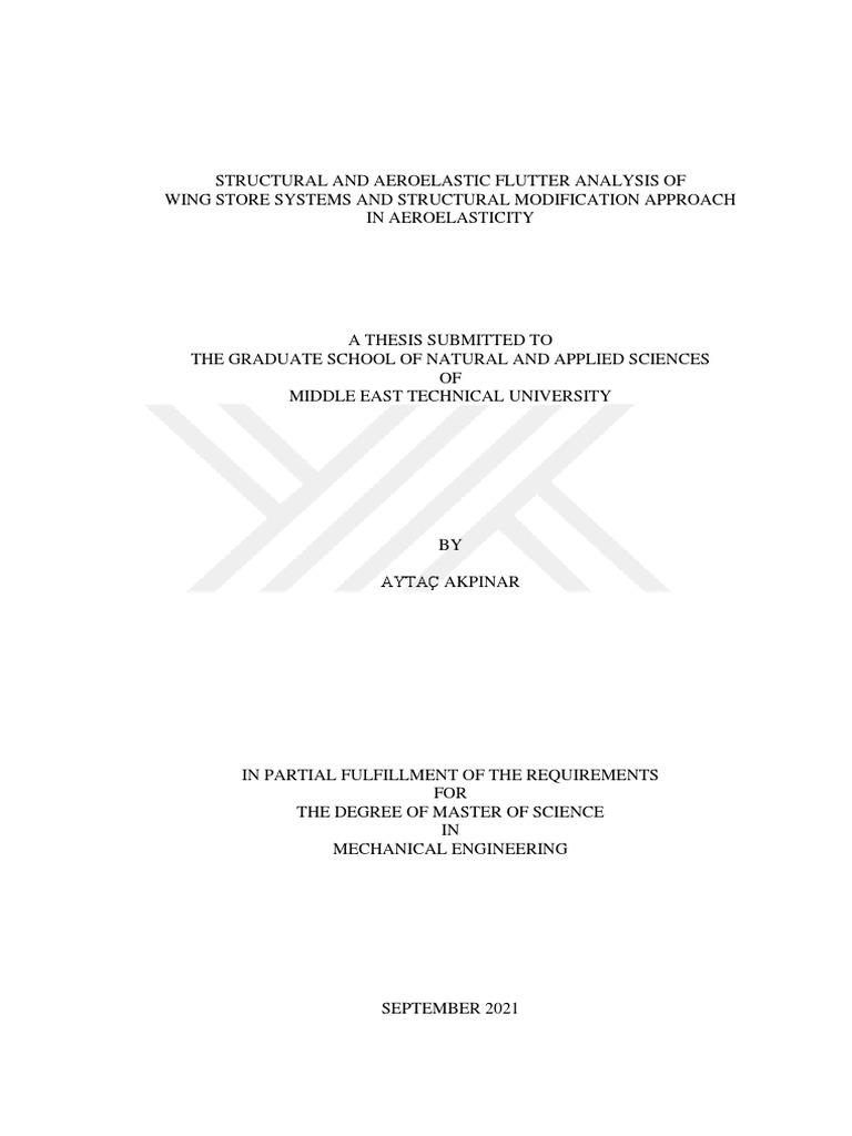 Structural And Aeroelastic Flutter Analysis Of Wing Store Systems And Structural Modification
