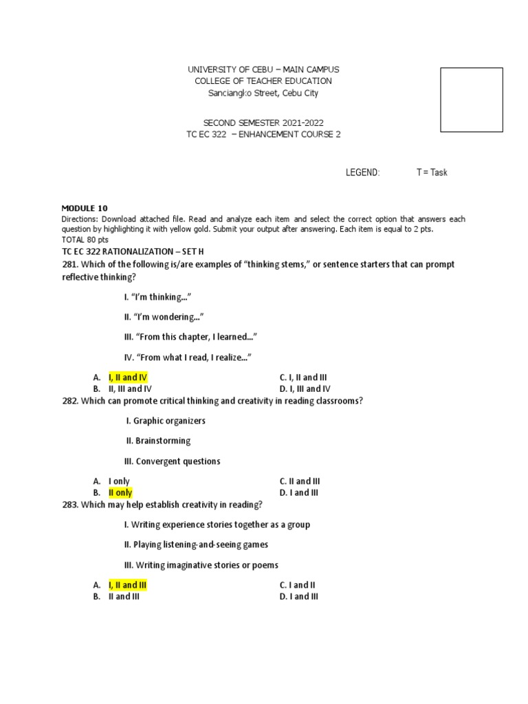 Module 10 | PDF | Learning | Motivation