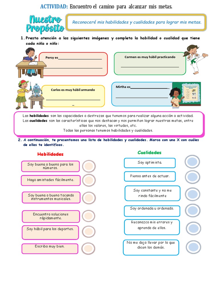 DIA 10 Encuentro El Camino para Alcanzar Mis Metas - Tutoria | PDF ...