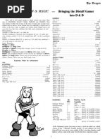 Lancer Combat Action Cheat Sheet | PDF | Naval Mine | Ammunition