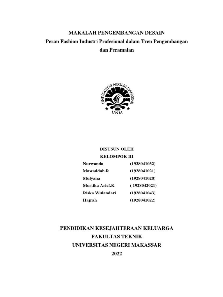 MAKALAH KELOMPOK 3 PENG. DESAIN-dikonversi | PDF