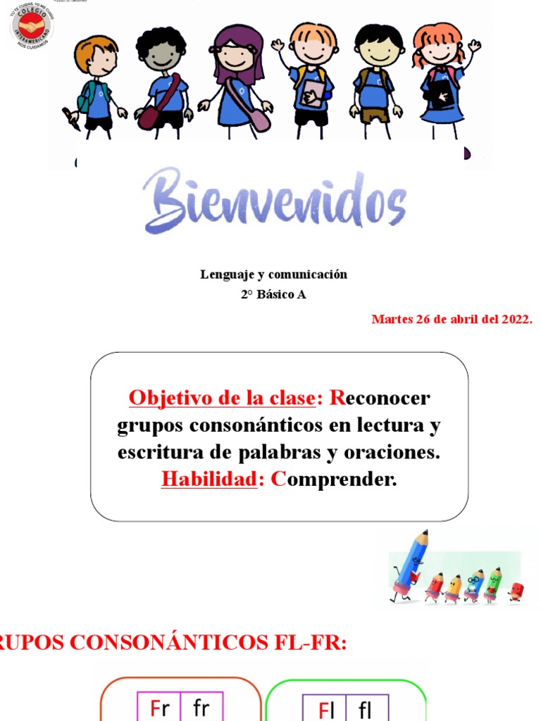 Grupo Consonántico (FL-FR) | PDF