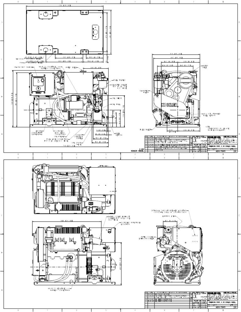 Dimensional Drawing ADV-7941 | PDF | Vehicle Technology | Engine Technology