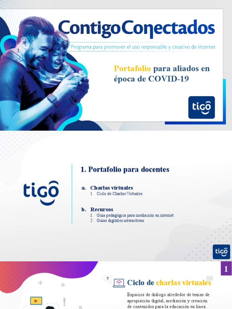 Portafolio Contigo Conectados Tigo | PDF | Internet | Servicio de redes ...