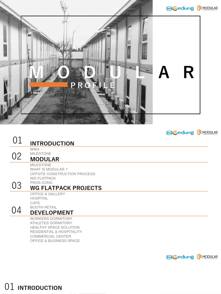 Modular WIKA Gedung Profile - Oct2021 | PDF | Copyright | Polyvinyl ...