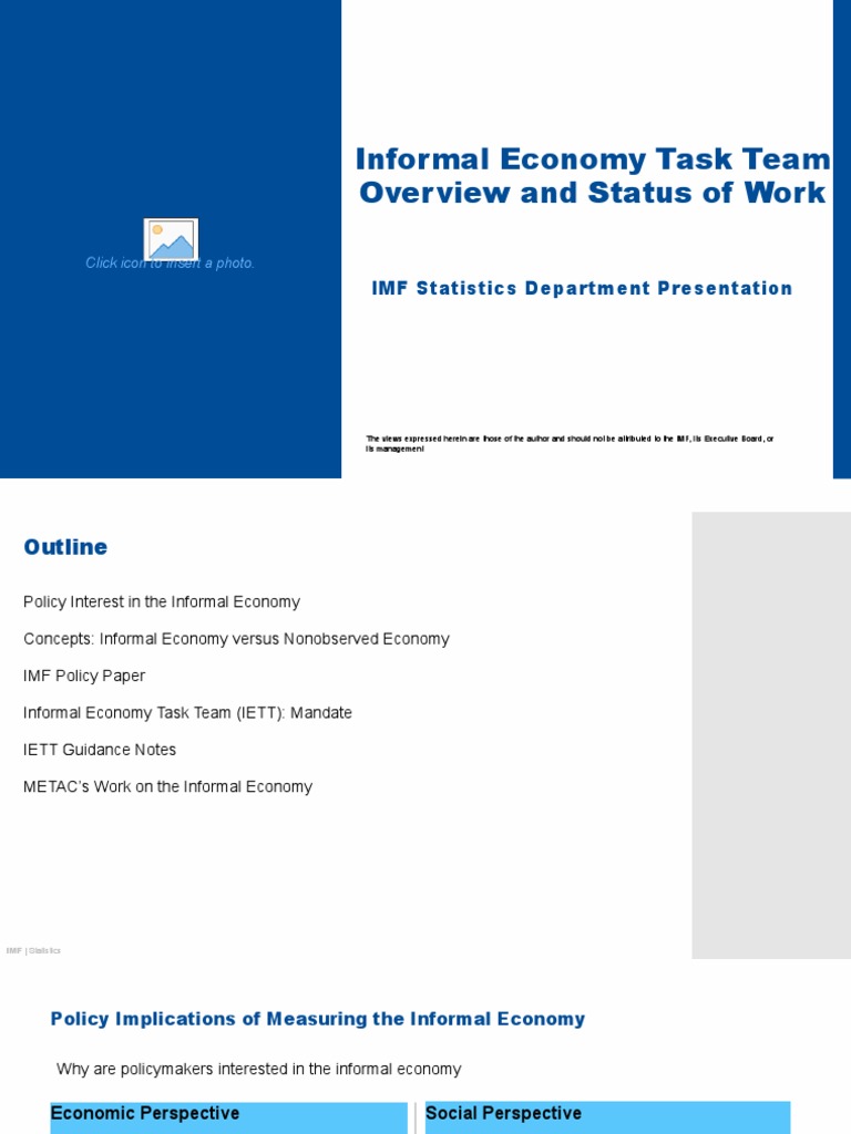 Measuring the Informal Economy Insights | PDF | Economies | National ...