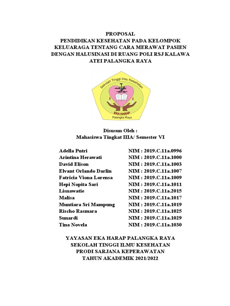 Proposal Penkes Kel 1 Dan 2 | PDF