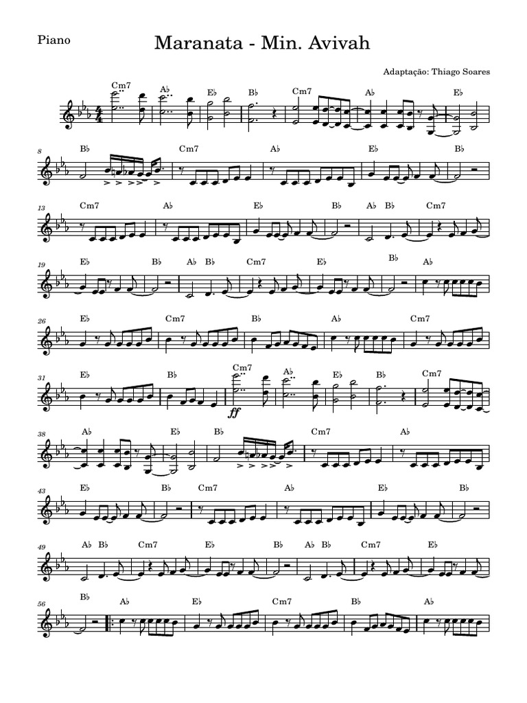 Maranata Piano | PDF