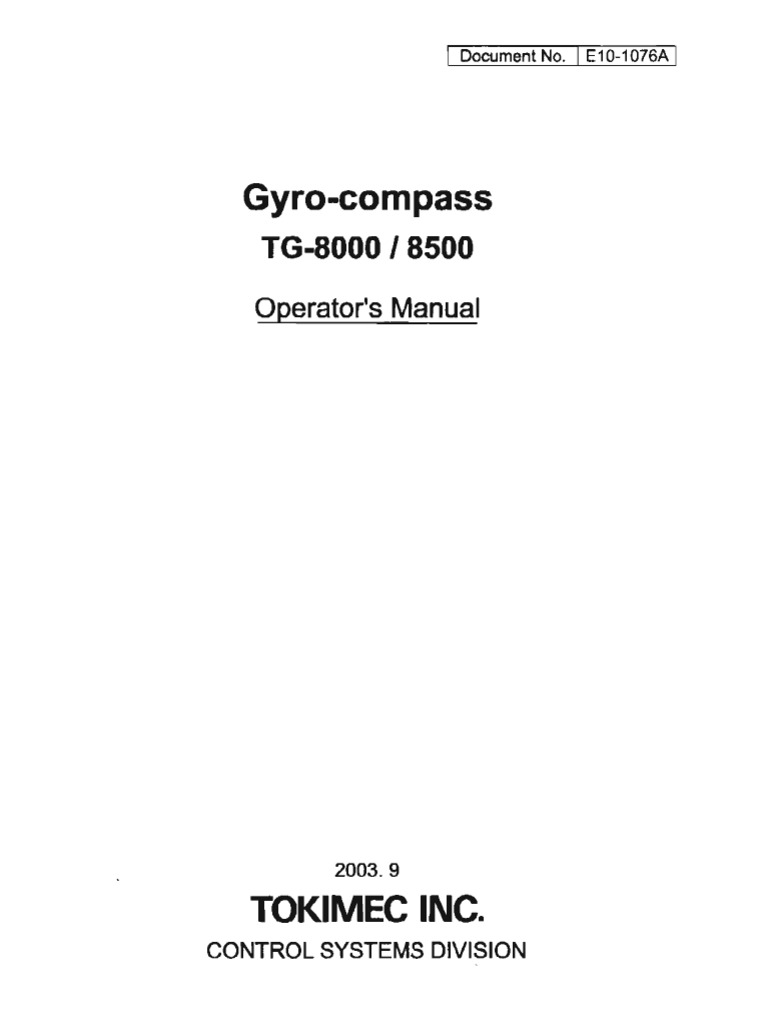 TG8000 8500 | PDF