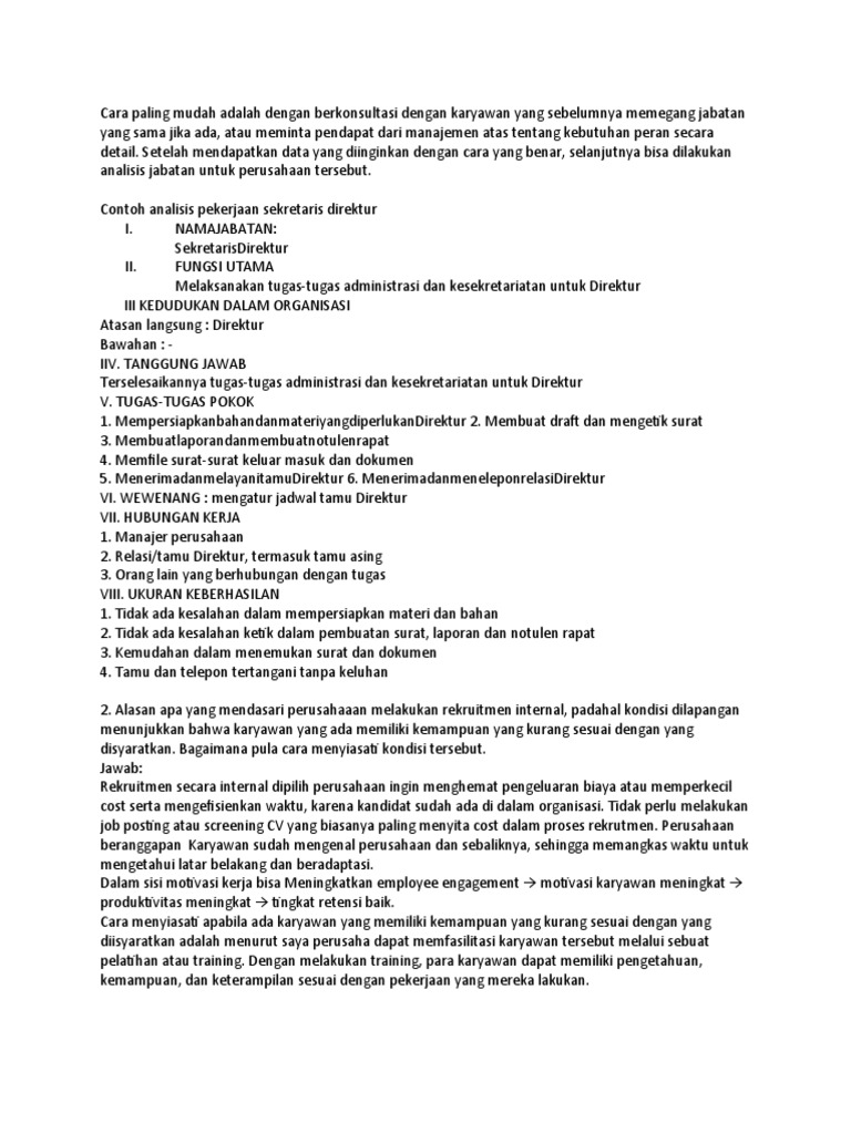 Uts MSDM | PDF | Pengembangan Diri