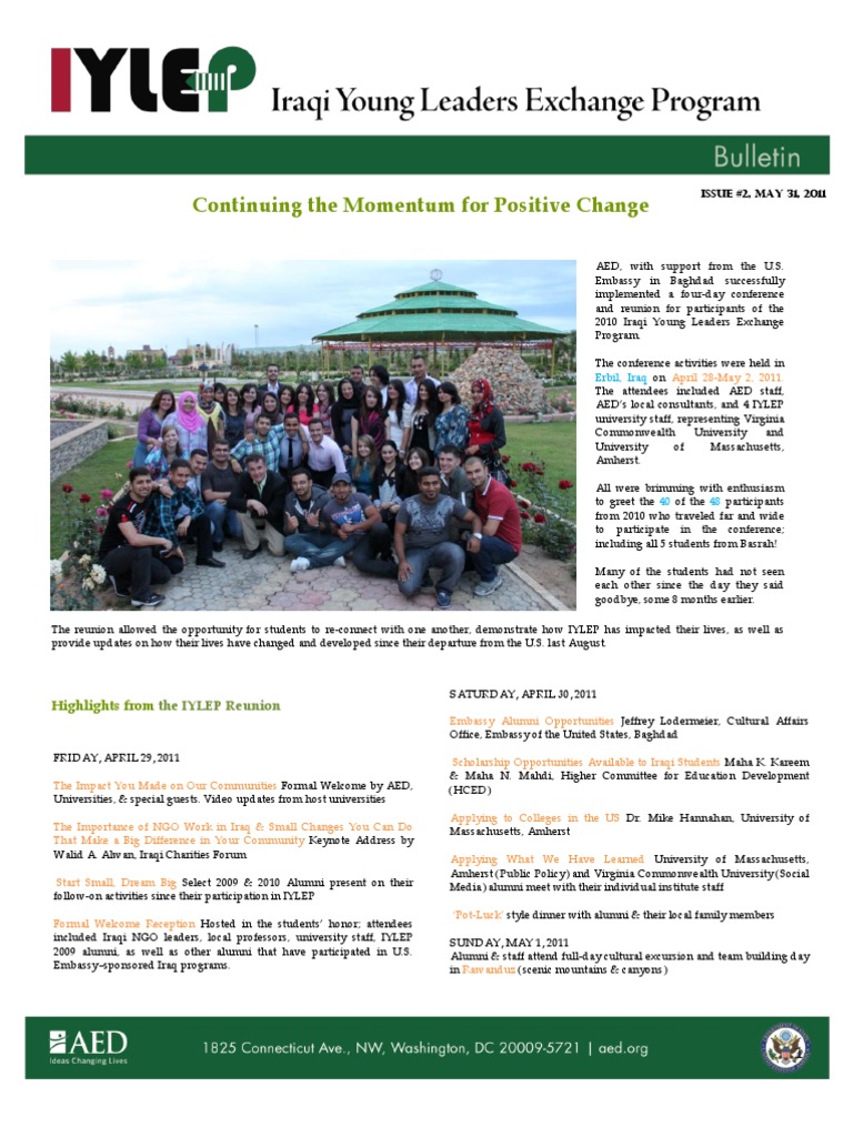 IYLEP Bulletin Issue 2 Final | PDF | Non Governmental Organization ...