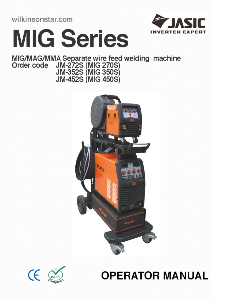 MIG Series: Operator Manual | PDF | Construction | Welding