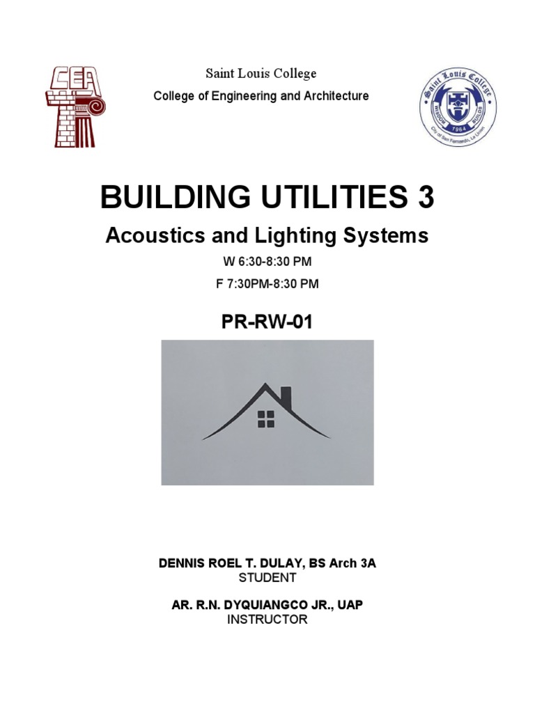 Building Utilities 3: Acoustics and Lighting Systems | PDF | Waves | Sound