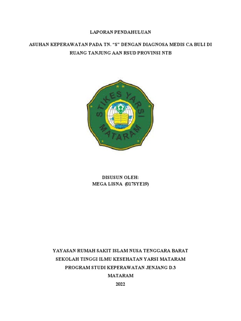 Asuhan Keperawatan Ca Buli di RSUD NTB | PDF