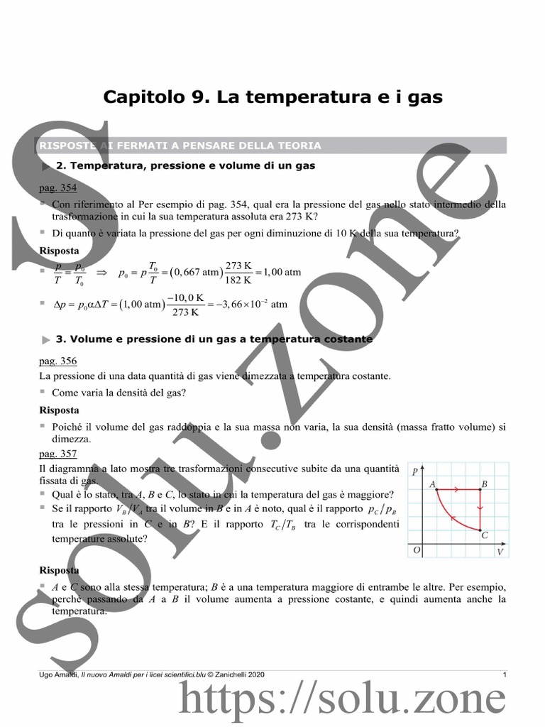 Amaldi Soluzioni Esercizi 93806 c09 | PDF