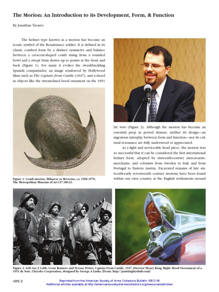 Renaissance Helmet: The Morion | PDF | Infantry | Cavalry