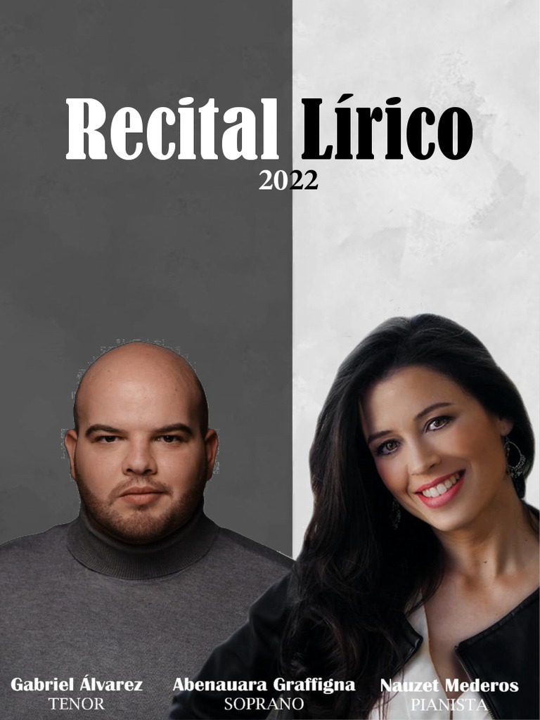 Recital Lírico Una Exploración De La Voz Y El Piano A Través De La
