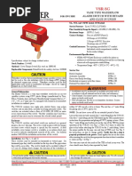 Potter VSR-S Flow Switch Manual | PDF | Fire Sprinkler System | Switch