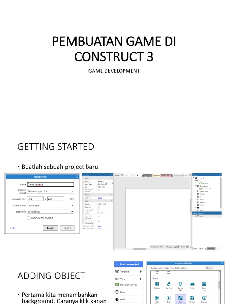 Pembuatan Game Construct 3 Pdf