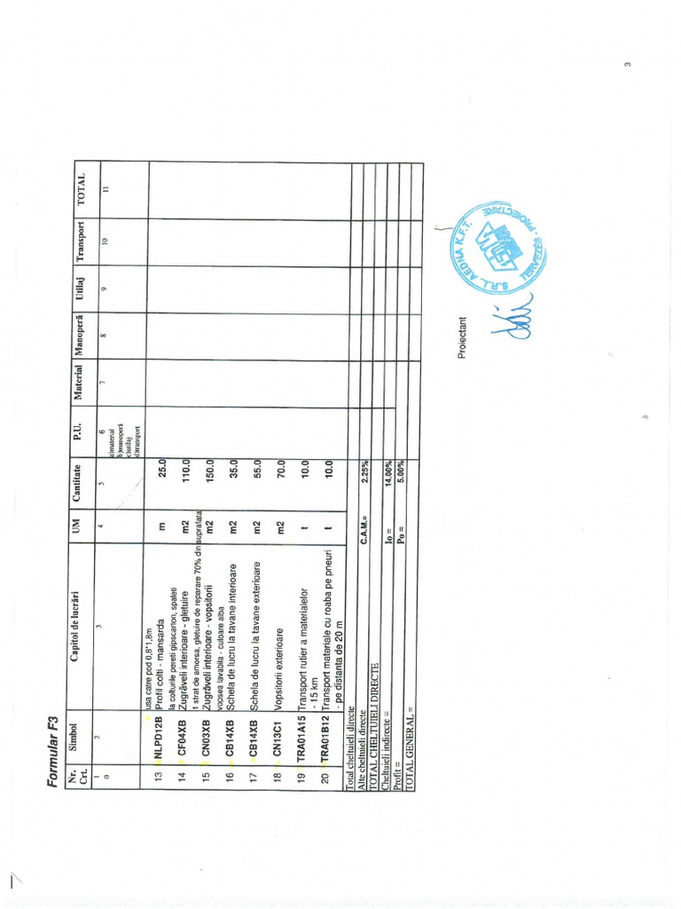 Formulare F1-F5 4 | PDF