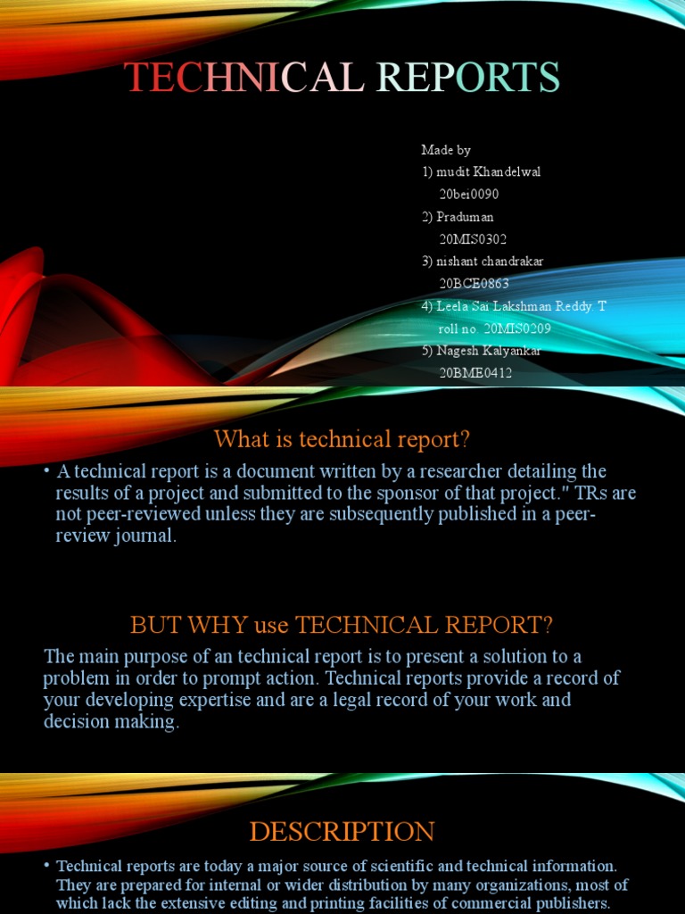 Technical Reports Final | Download Free PDF | Peer Review ...