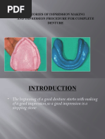 Impression in Distal Extension RPD | PDF | Dentures | Dentistry Branches