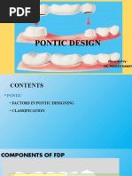 9 - Pontics | PDF | Dentures | Dental Composite