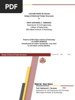 Steel W-Shape Section Data | PDF