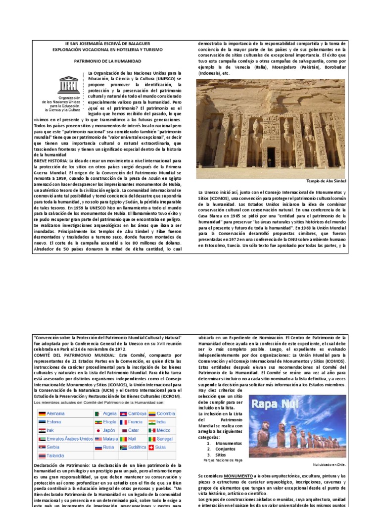Guia 4 | PDF | Patrimonio de la Humanidad | Patrimonio cultural