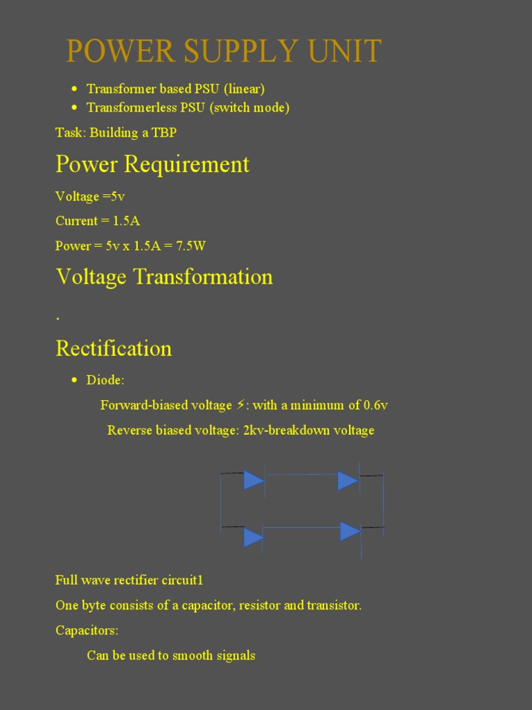 Power Supply Unit Design Guide | PDF