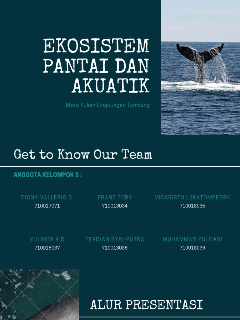 Ekosistem Pantai Dan Akuatik | PDF | Griya & Taman