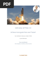 411 Action Goal Worksheet: Professional Personal | PDF