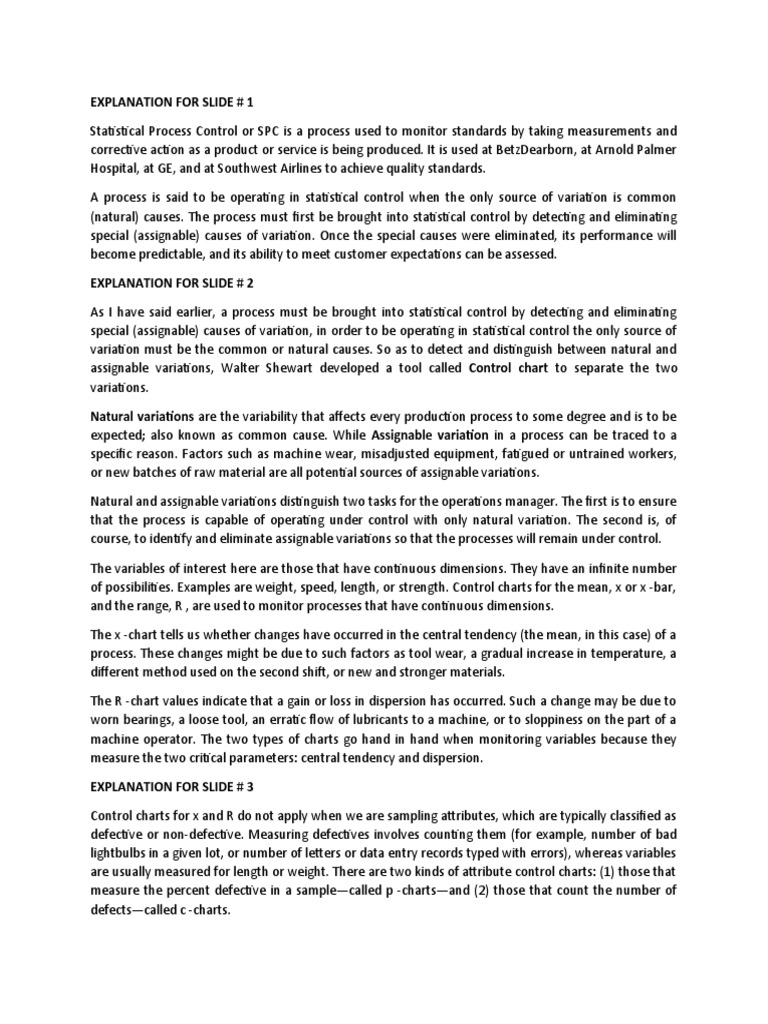 Understanding Statistical Process Control | PDF | Statistics