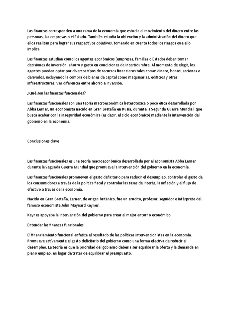 Tadeo | PDF | Economias | Ciencias económicas