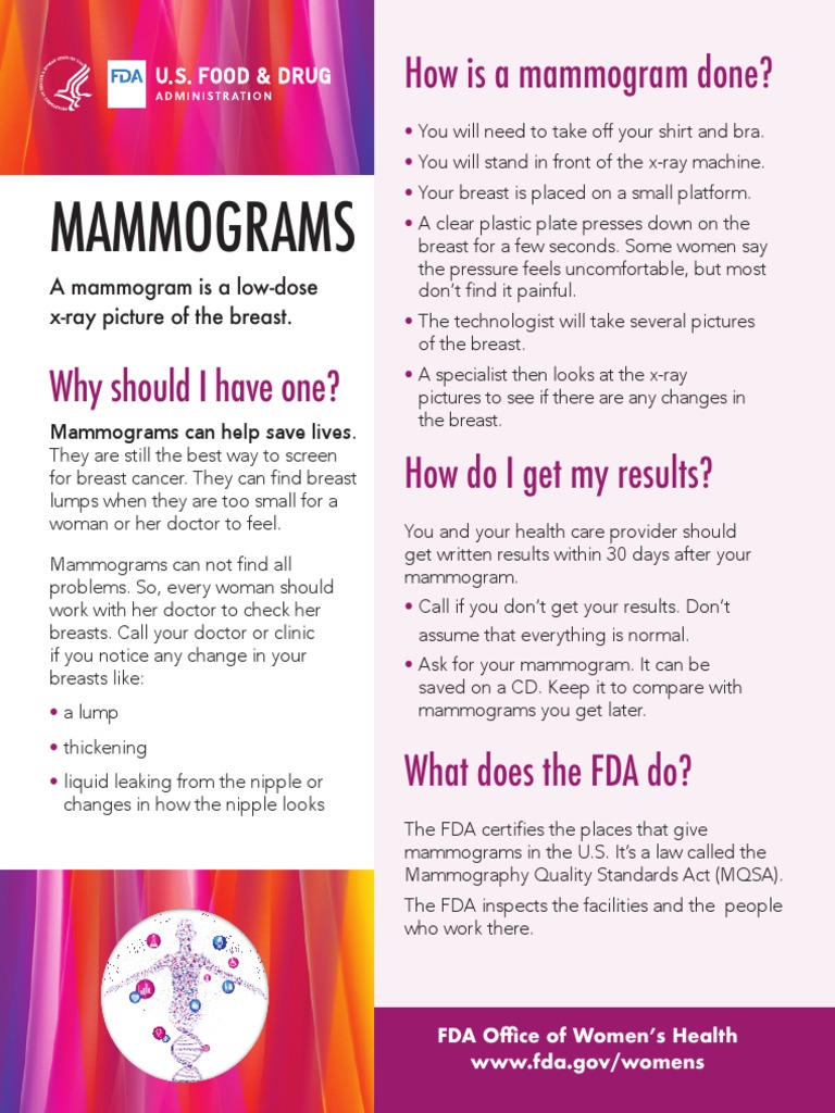 Mammograms: How Is A Mammogram Done? | PDF | Mammography | Breast Cancer